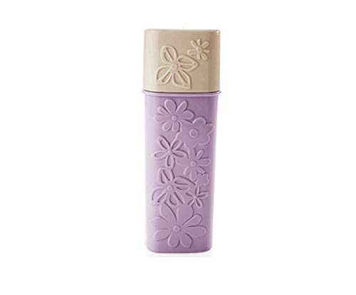 1Pcs Plastic Portable Toothbrush Toothpaste Case Dustproof Toothbrush Toothpaste Storage Container Box Wash Cup Holder for Travel Outdoors Business Trips Home School (Purple)