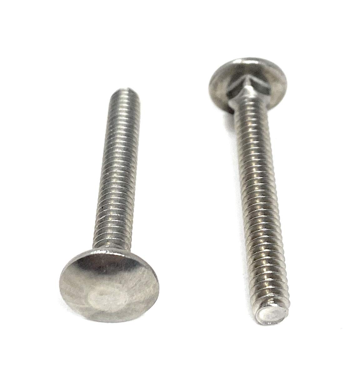 10-24x1-1/2 Carriage Bolts Stainless Steel 18-8 (25 Pieces)