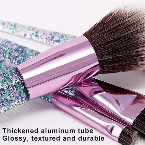 10 Acrylic Beauty Brushes Crystal Makeup Brush Eye Tools Makeup Shadow Set Set Brush Soft Makeup Set