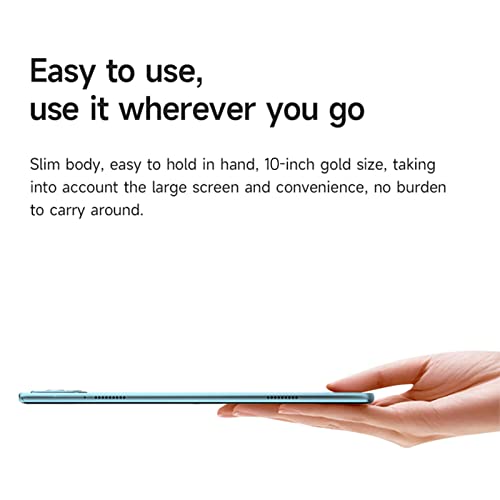 10 Inch Tablet, Tablet PC 1960x1080 IPS HD Widescreen for Daily Use (Blue)