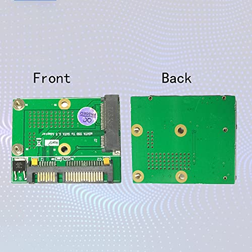 WLGQ mSATA Mini PCIe SSD Solid State Drive to 2.5 Inch SATA Adapter Card