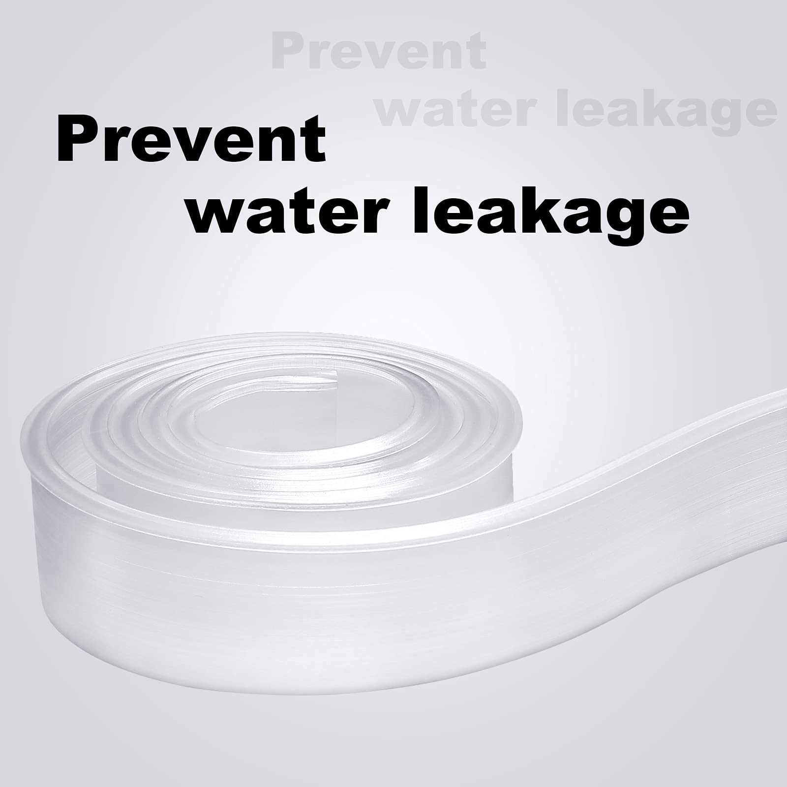 108 Inch Clear Shower Door Bottom Seal T Shaped Shower Door Seal Strip Framed Shower Door Drip Sweep Replacement Parts for Bathroom