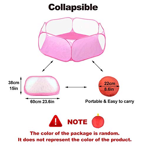 2 Packs of Square Plush Guinea Pig Bed and 1 Small Animals Playpen, Cozy Hamsters Sugar Glider Hedgehog Sleep Bed, Rabbit Cage Accessories Mat