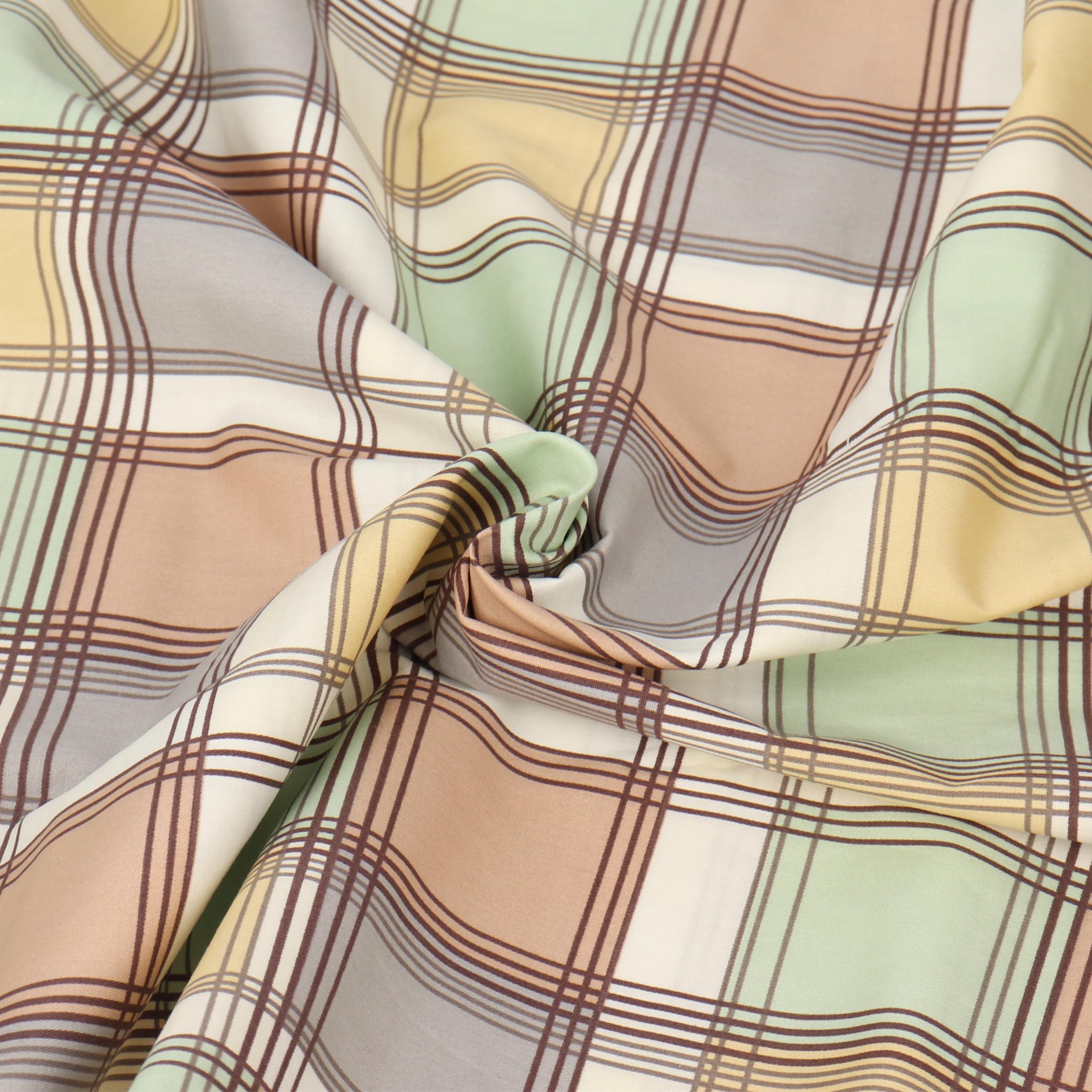 100 Percent Cotton Queen Pillowcases Checkered Hotel Quality Pillow Case Covers Bedding for Women, Men, Kids & Teens