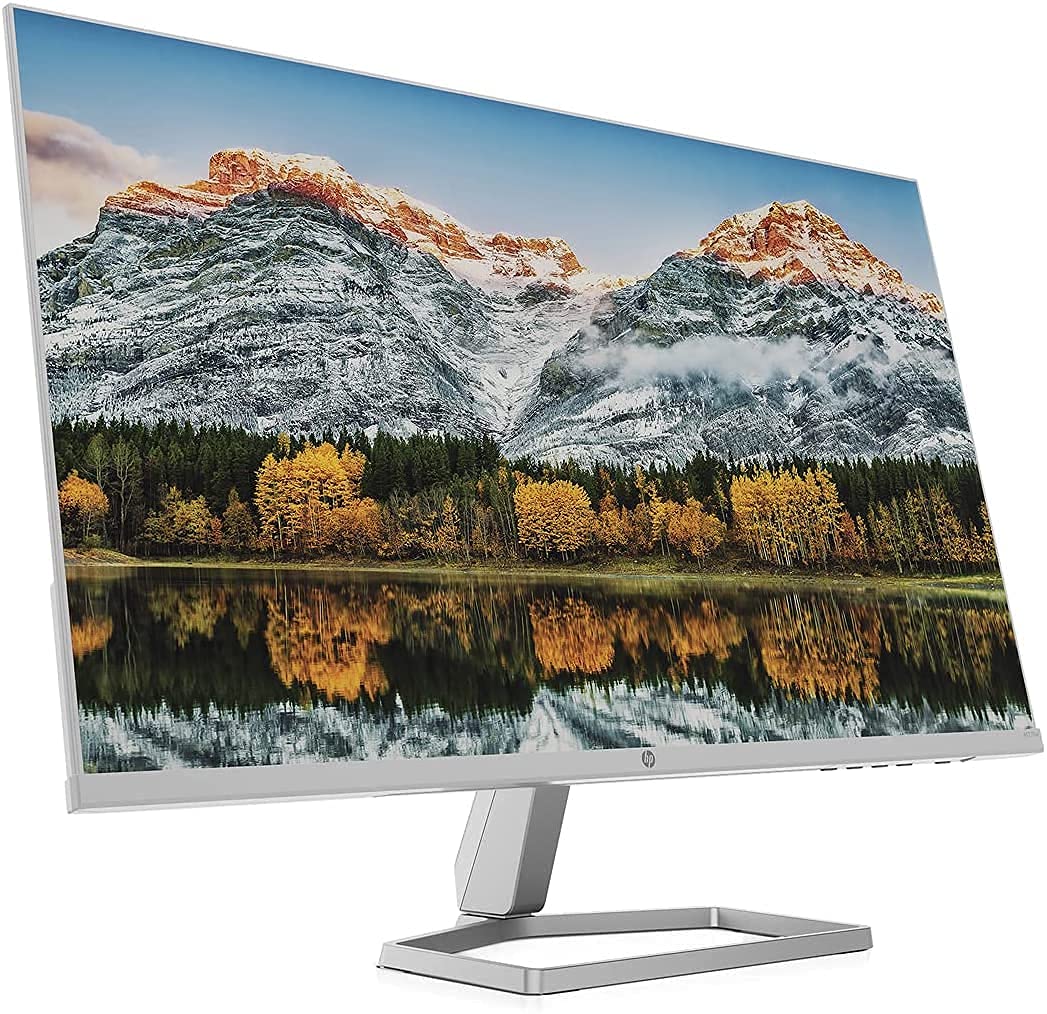 HP M27fw 27 inch FHD (1920 x 1080) 75Hz Anti-Glare Monitor, On-Screen Controls, AMD FreeSync, Low Blue Light Mode, White