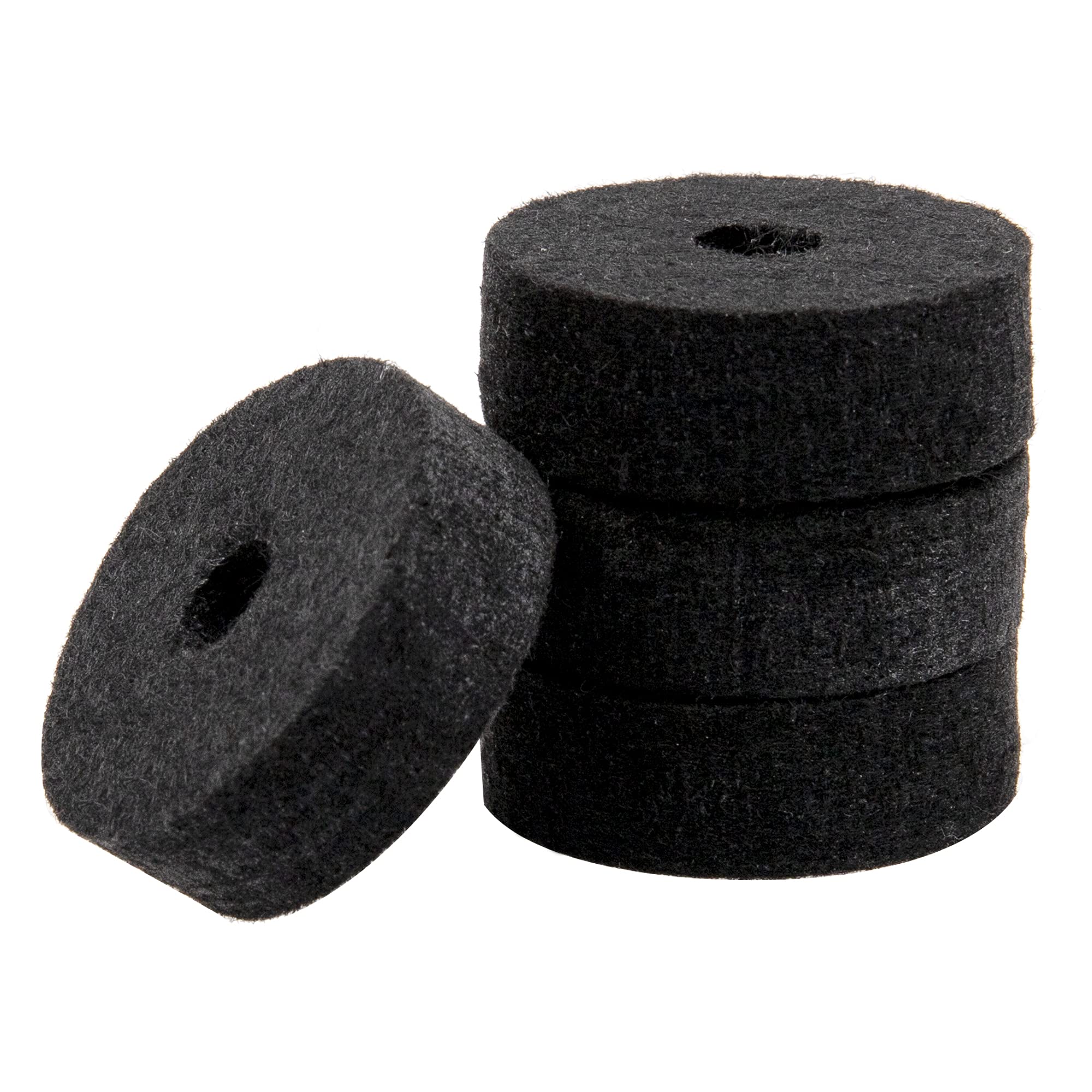 12Pcs Yootones Cymbal Replacement Accessories Cymbal Felts Hi-Hat Clutch Felt Cymbal Sleeves with Base Wing Nuts & Cymbal Washer