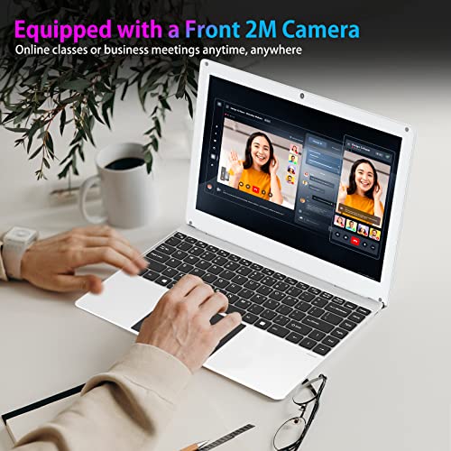 14.1'' Windows 11 Laptop, Intel Celeron N3450, 1920x1080 FHD IPS Display, Ultra Slim Notebook PC, with 4GB RAM 64GB EMMC, BT4.2, Work Study Computer