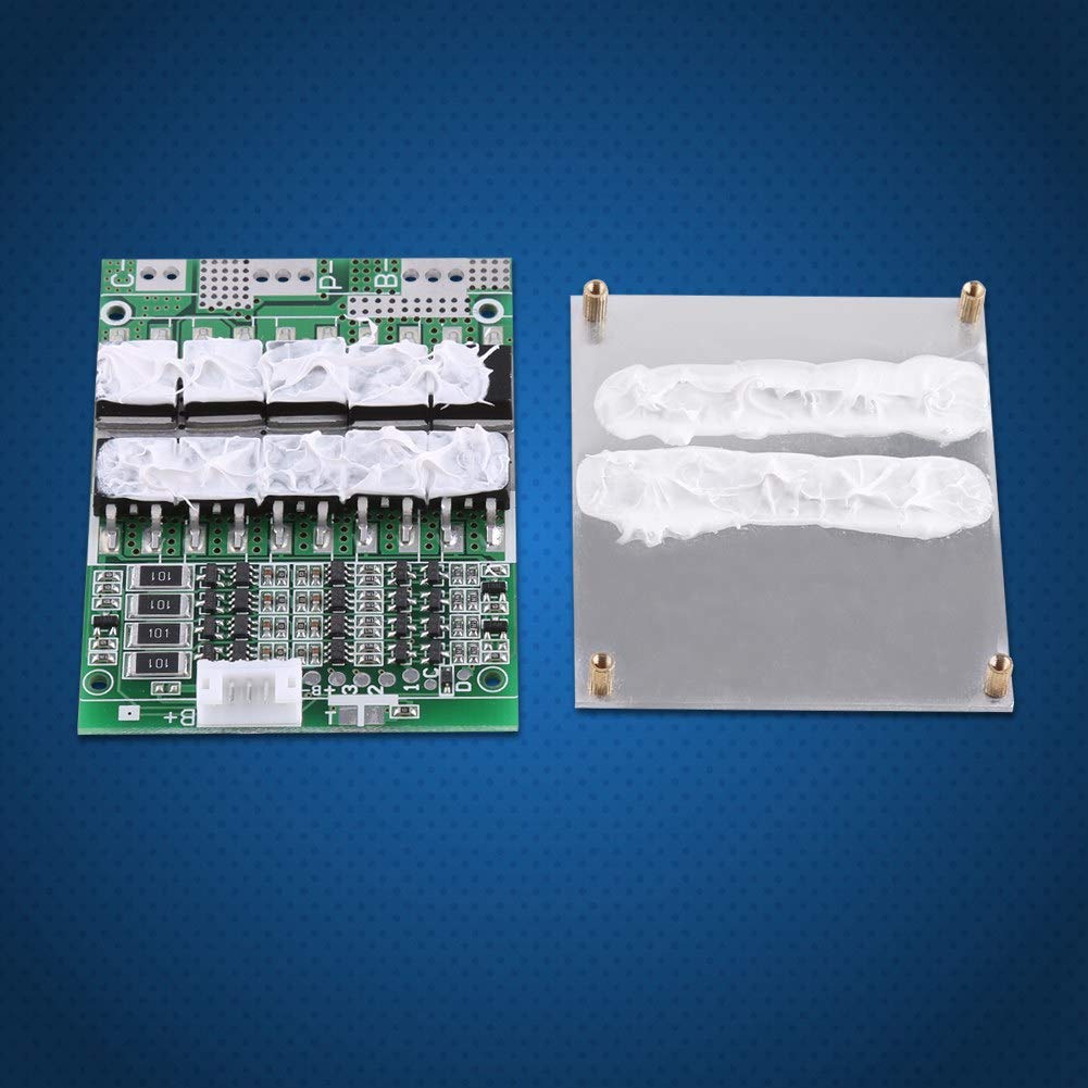 12V 100A 4Series BMS Protection Board with Balancing with Overcharge/Overdischarge/Overcurrent/Short Circuit Protection for LiFePO4 Battery Pack
