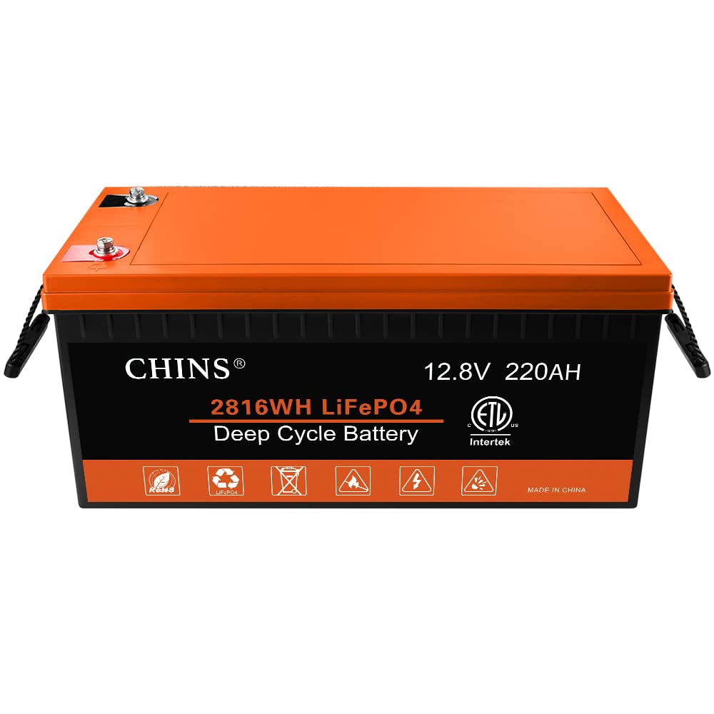 12V 12Ah Deep Cycle Battery, 2000 Cycles or More, Built-in BMS, Rechargeable LiFePo4 Battery