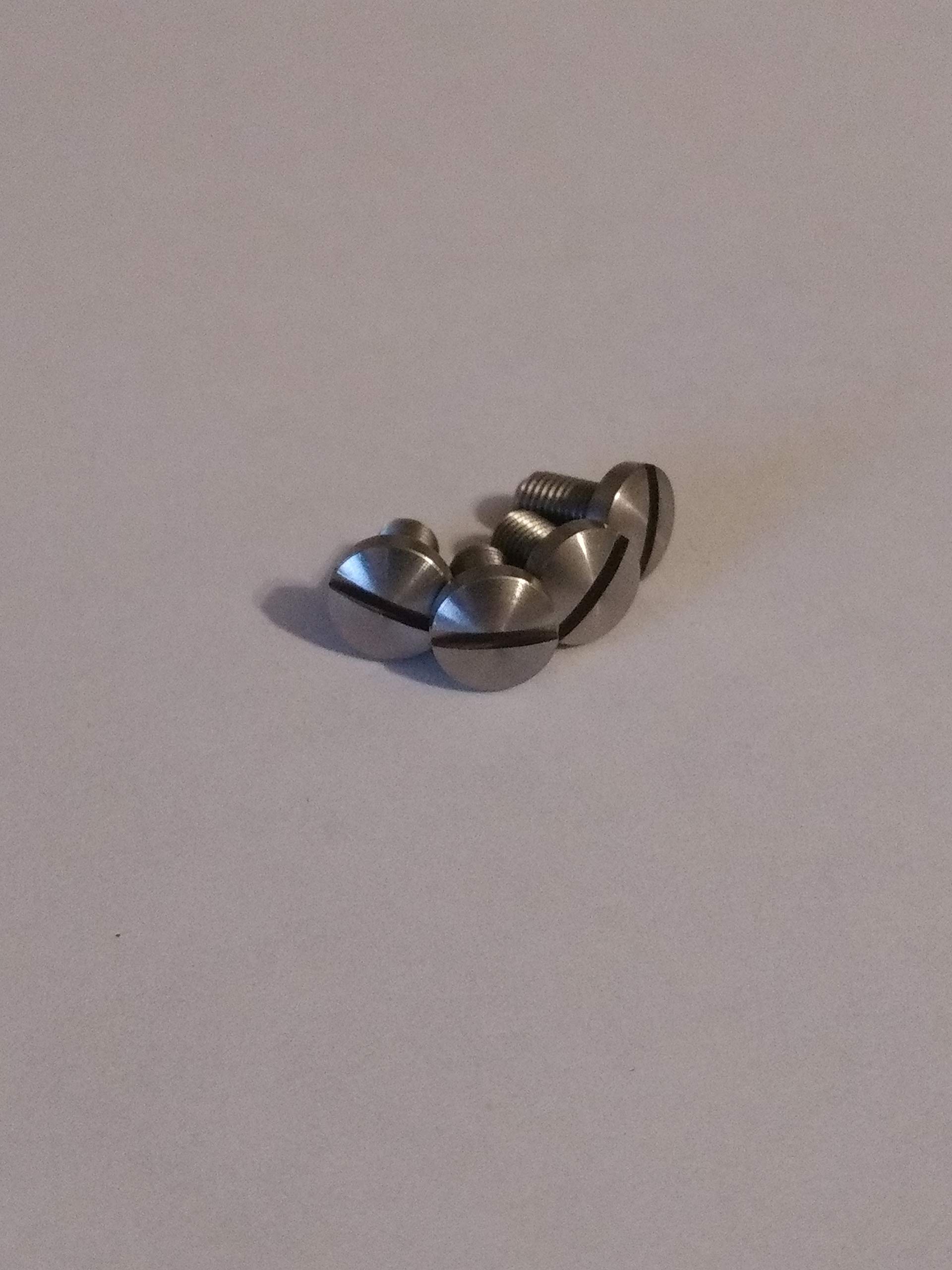 1911 Grip Screws (Slotted), Stainless Steel, Made in The United StatesF
