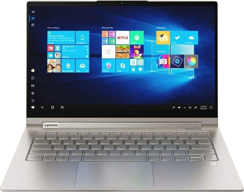 2020 Lenovo Yoga C940 2-in-1 14" 4K Ultra HD IPS Touch Laptop, 10th Gen Intel Core i7-1065G7, 16GB DDR4, 512 SSD + 32 GB Optane, Thunderbolt 3, Active Stylus Pen, Fingerprint Reader 3 lbs - Mica