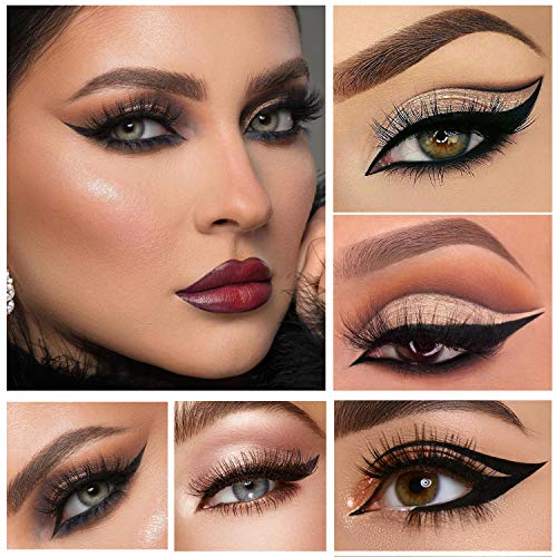 2020 Upgraded Self-adhesive Eyeliner,2 in 1 Eye Liner Pen Diamond Bling Glitter Liquid Eyeliner No Glue, Non Magnetic, Eye Liner for Eye Makeup and Wear Normal False Eyelashes (Queen Pearl White)