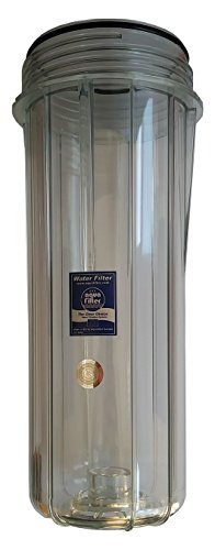 10" Reusable Empty Clear Cartridge Transparent Water Filter Housing