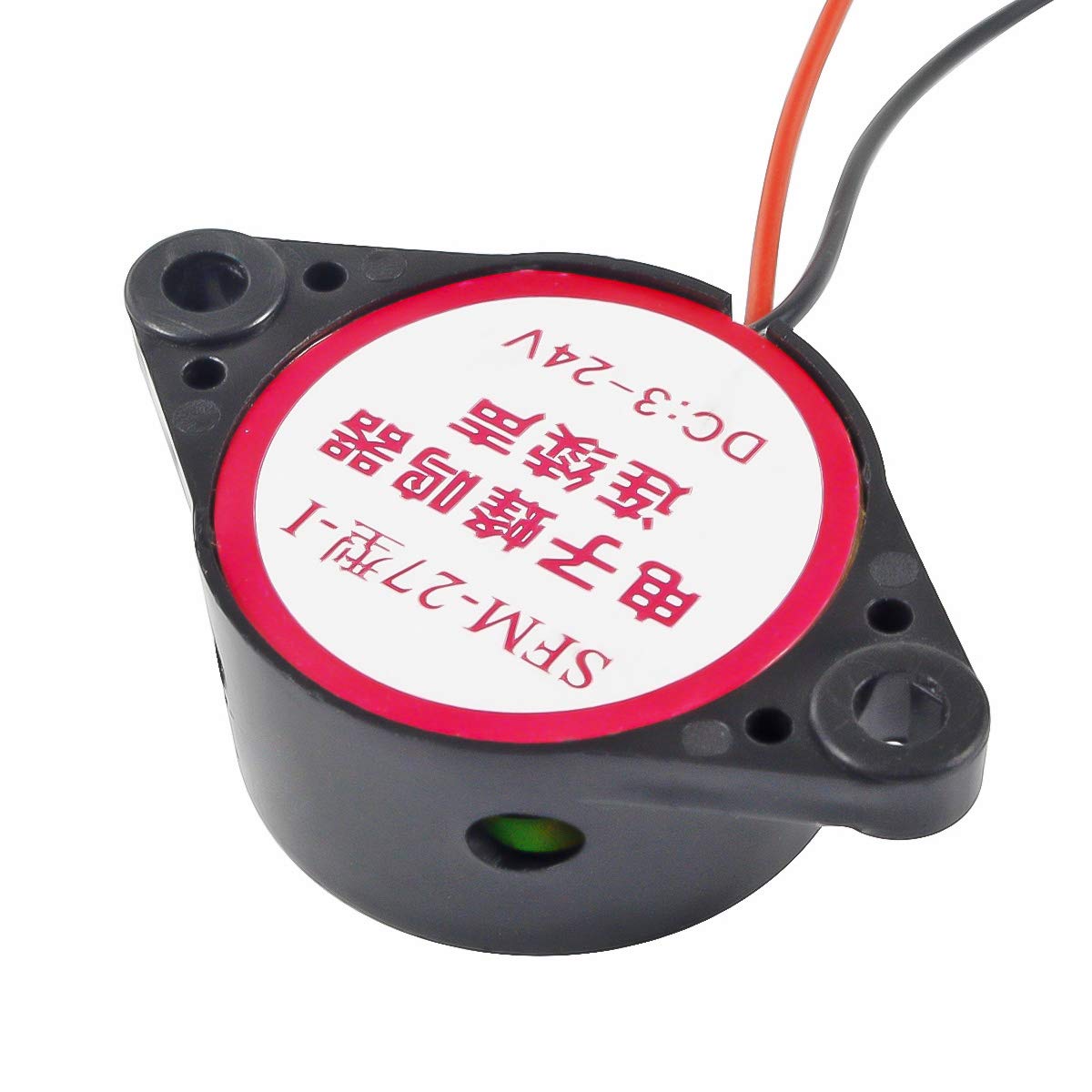 10PCS SFM-27 DC 3-24V Alarm Siren Electronic Piezo Active Buzzer, 95dB High Decibel Continuous Beep Speaker for Arduino