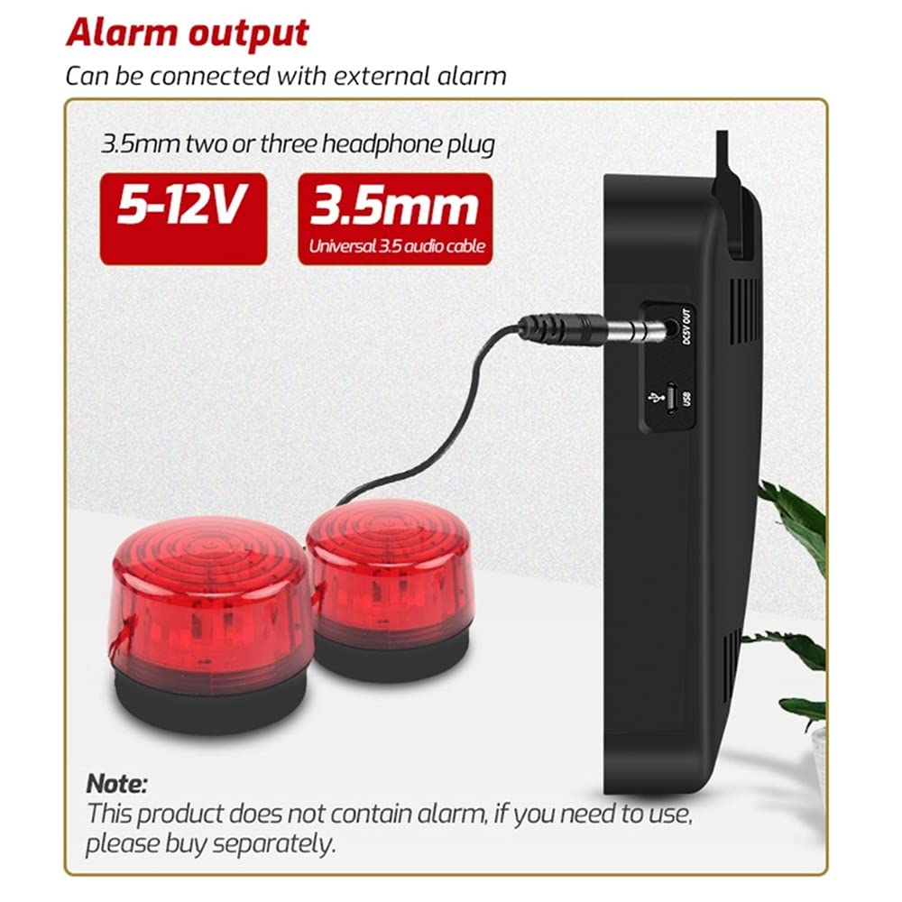 Abnana32x17cm Large Screen Sound Level Meter USB Datatransmission Noise Monitor TA653B