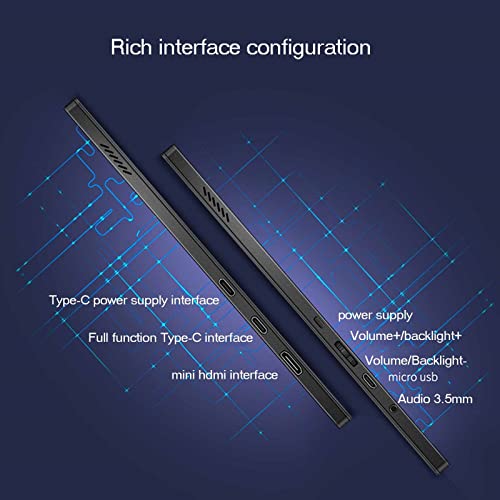 10.5-inch Portable Display Mobile Phone Projection Computer Notebook Secondary Screen Expansion External Screen IPS Hard Screen Built-in Speakers
