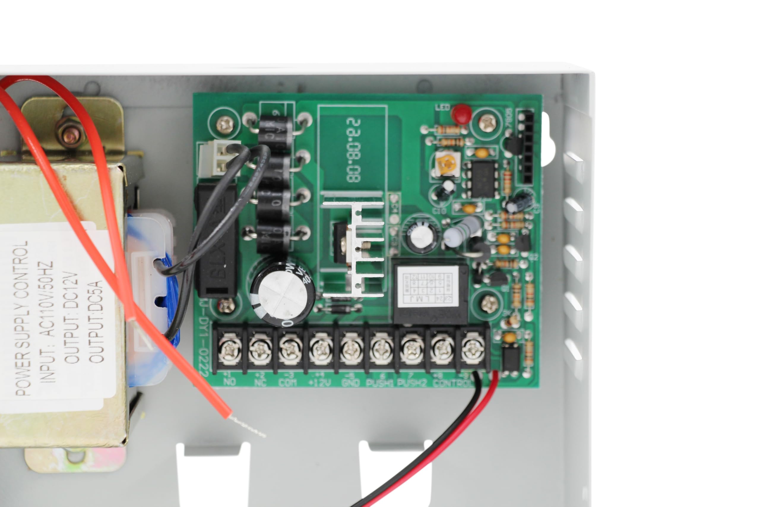 Ares Vision 12v 5 AMP Back Up Power Supply Transformer for Access Control Devices Such as Magnetic Locks, Electric Strikes, Motorized Drop Bolts (12V 5A w/Backup)