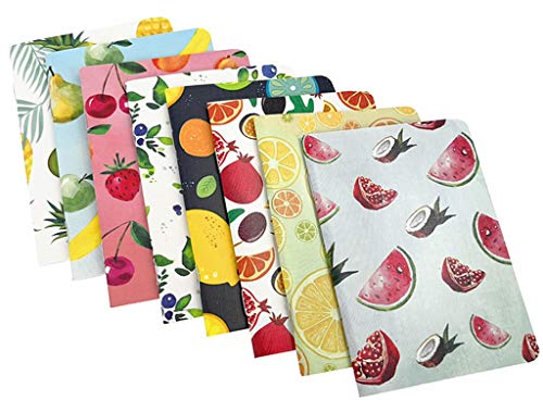 Alimitopia 24pcs Mini Notebook,Portable Pocket Journal Steno Memo Notebook MiniDaily NotePad (Fruit Patterns (24pcs))