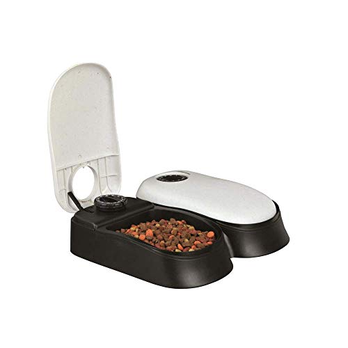 2-Meal Automatic Pet Food Feeder for Dogs & Cats, Pet Food Dispenser for 2 Meals Within 48 Hours, Free Ice Pack Included to Keep Food Fresh