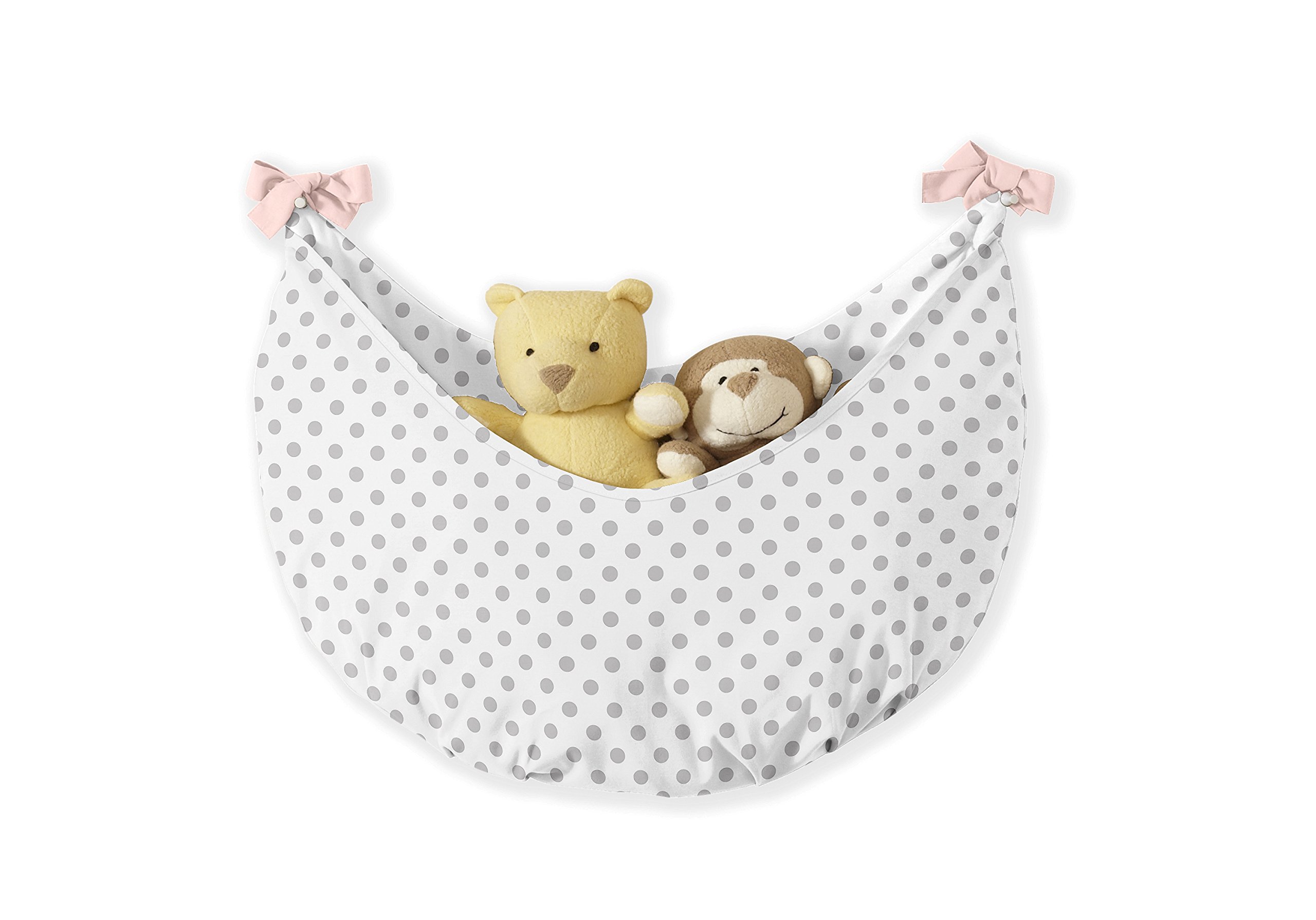 11 pc. Blush Pink, Grey and White Watercolor Floral Baby Girl Crib Bedding Set by Sweet Jojo Designs - Rose Flower Polka Dot