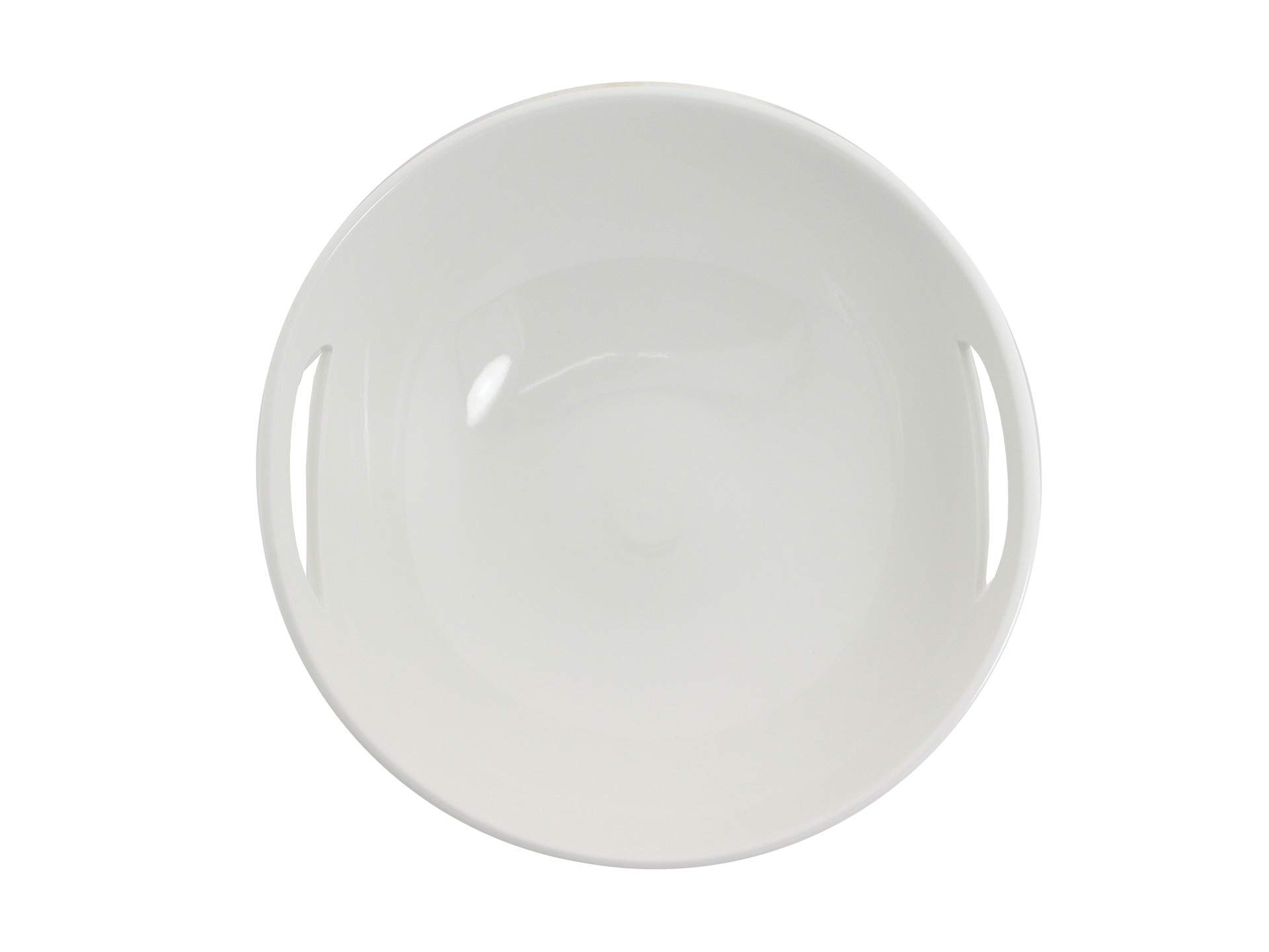 10 Strawberry Street Whittier 13.5"/96 Oz Handled Bowl, White