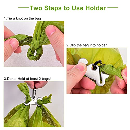1PC Dog Poop Bag Holder, Waste Bag Holder, Dog Poop Bag Carrier, Hand Free Holder