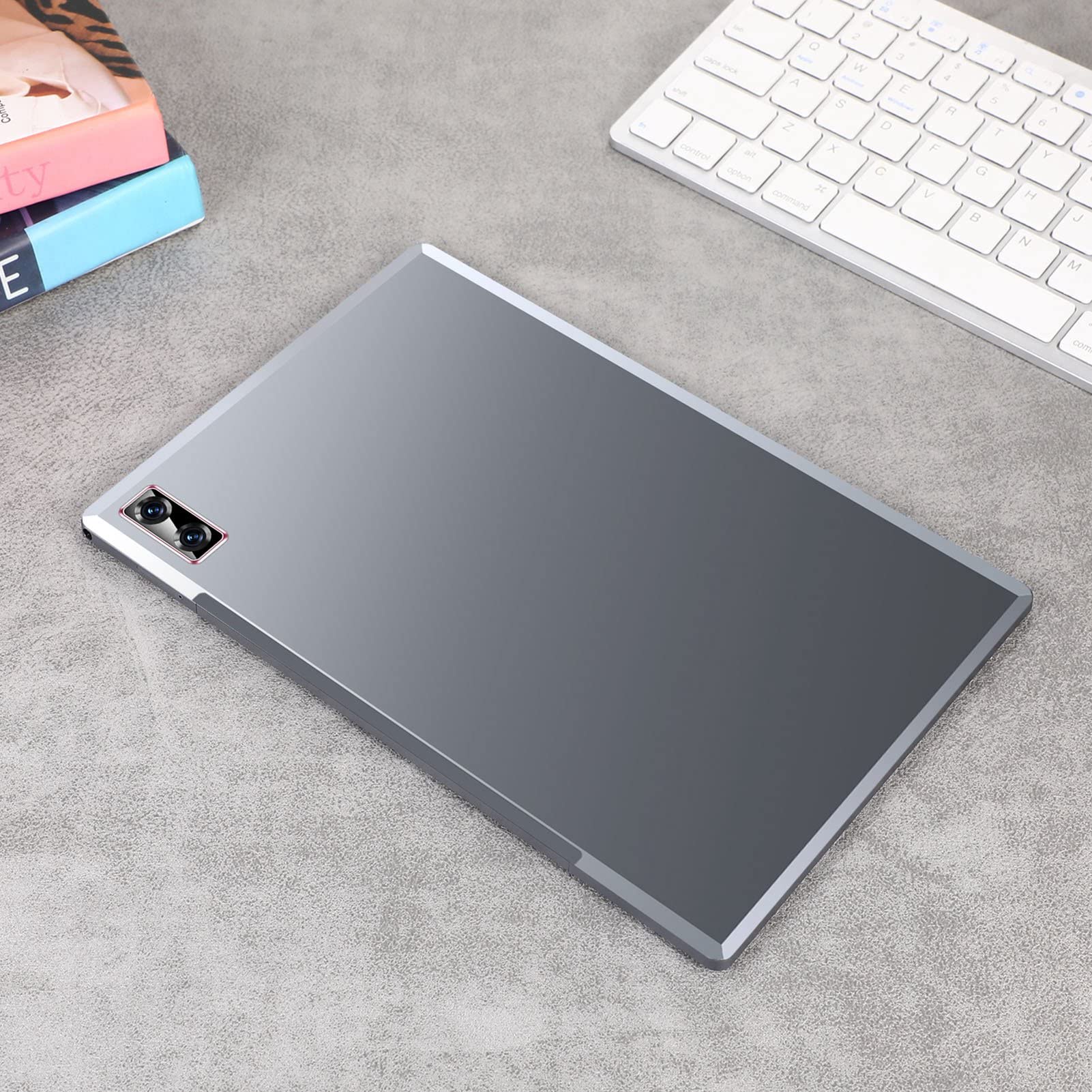 10 Inch Silver Gray Dual Standby 1920x1200 Tablet for Kids At Home (US Plug)