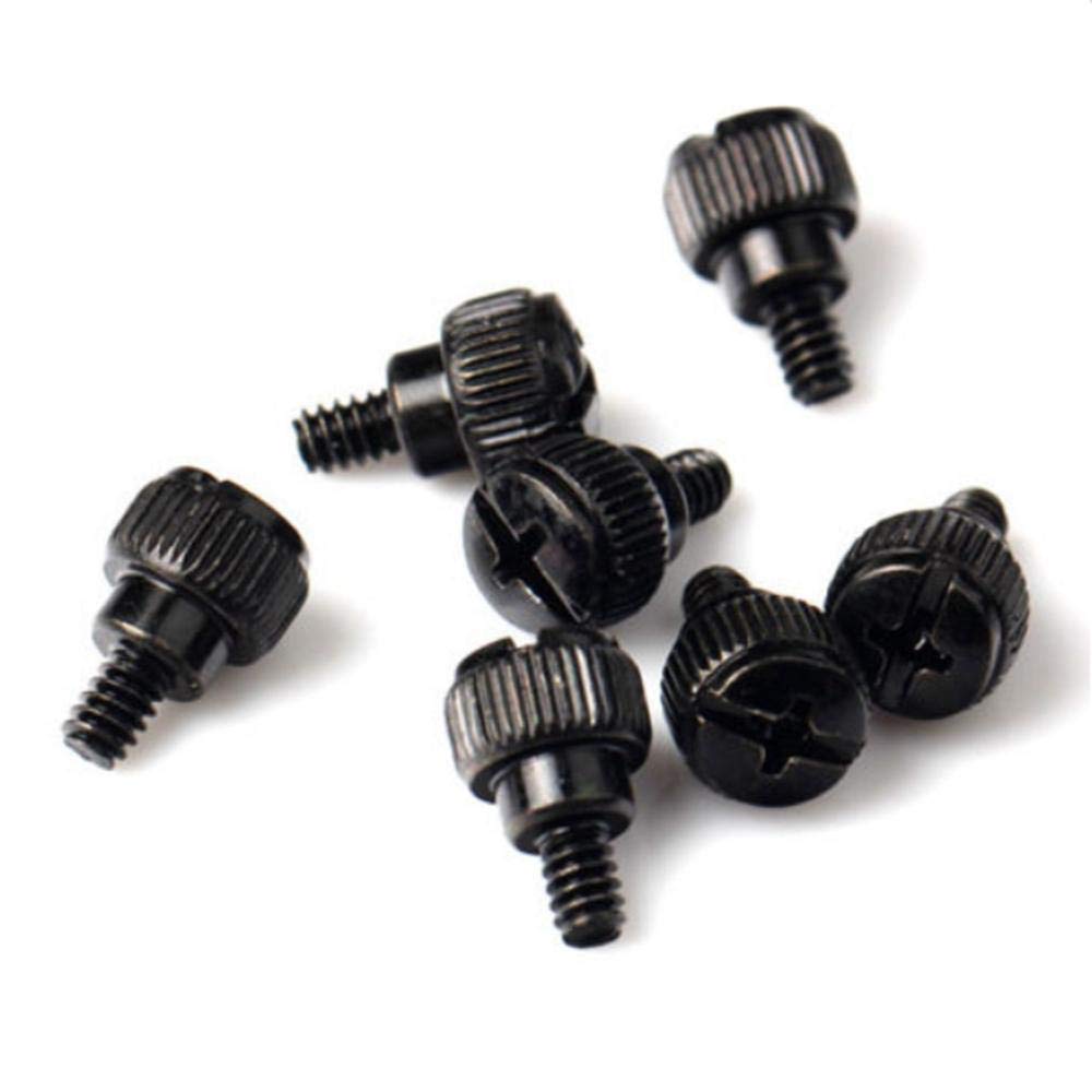 20PCS Computer Case Thumb Screws 6-32 Thumb Case Screws Universal Motherboard Screws Metal Alloy Fastener Thumb Screwsfor PC Case Cover/Power Supply/PCI Slots/Hard Drives