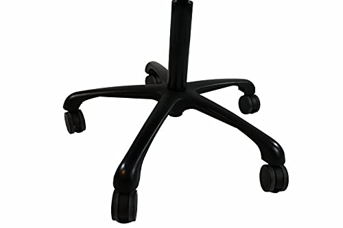 MASTER MASSAGE EQUIPMENT Ergonomic Swivel Saddle Rolling Hydraulic Stool In Black for Clinic, Spas, Salons, Debtists, Classrooms, Home, Office, 1count