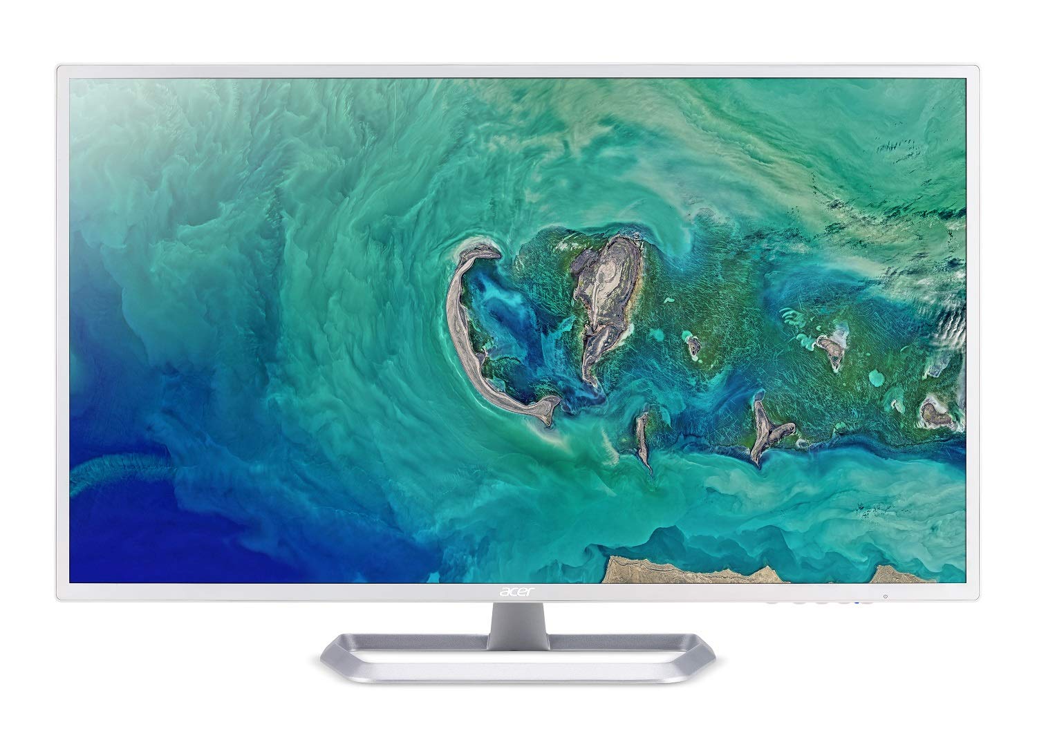 Acer EZ321Q wi 31.5" Full HD (1920 x 1080) IPS Monitor (HDMI & VGA Port), White Wired Headset with Flexible Omnidirectional Mic, Adjustable Headband