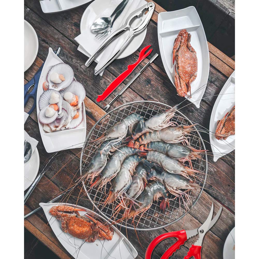 10 Pcs Seafood Tools Set - Crab Lobster Crackers Stainless Steel Forks Opener Shellfish Lobster Crab Leg Sheller Seafood Scissors