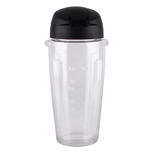 Joyparts 2PCS Replacement Parts Cups with Lids 20oz Smoothie Bottle ， Compatible with Oster Classic Series Blender