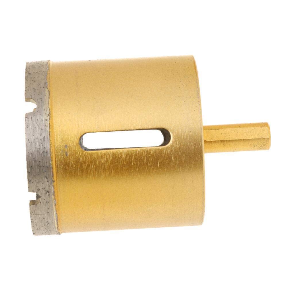 2 Inch Masonry Hole Saw, Diamond Hole Saw, Heavy Duty Dry Core Bits for Concrete, Brick, Cinder Block, 3/8 inch Shank, Core Drill Bit - Extra Long Depth of Cut