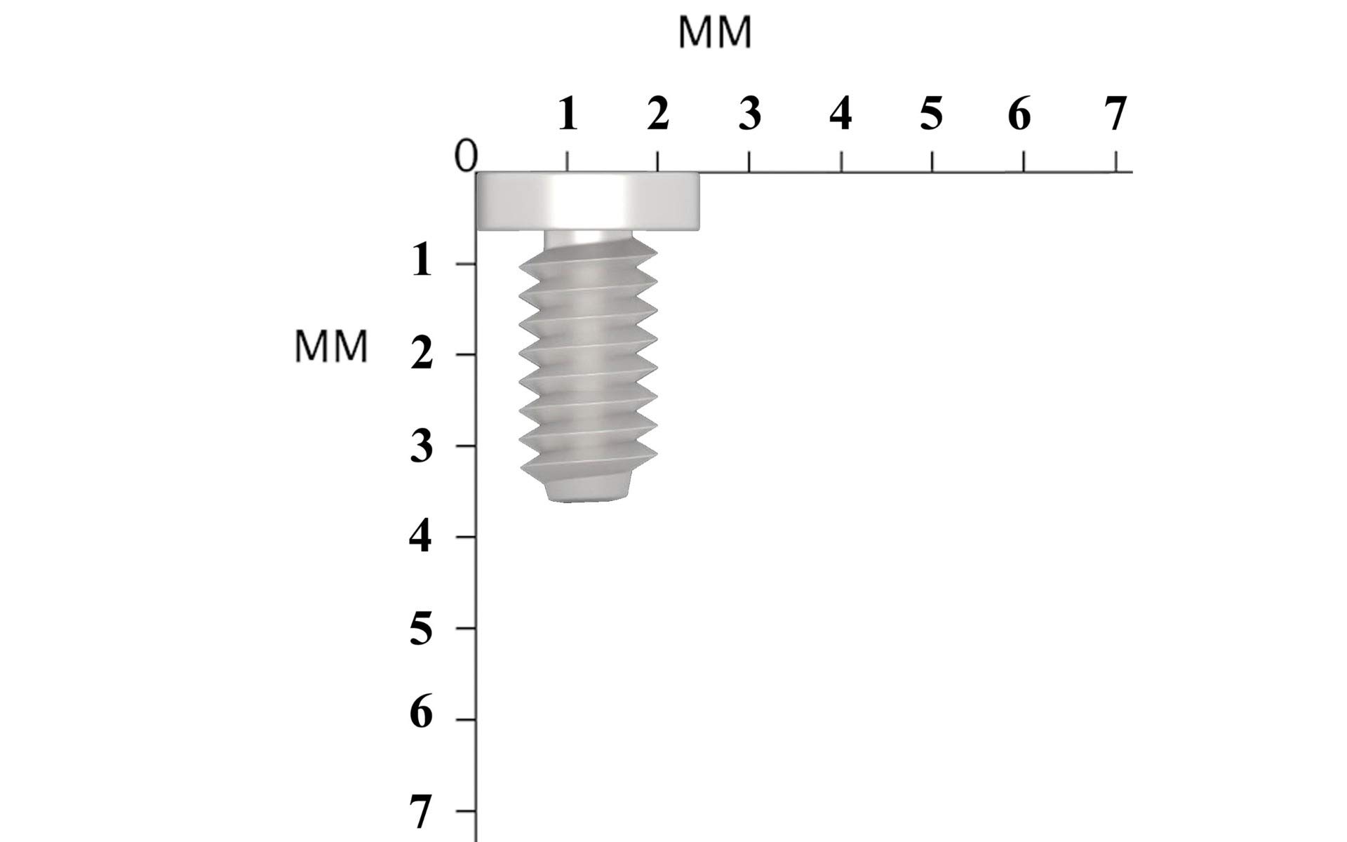 Silver Laptop Screws M1.6x3mm Notebook 1.6x3mm Wafer Head M1.6 Screw-Pack of 1000