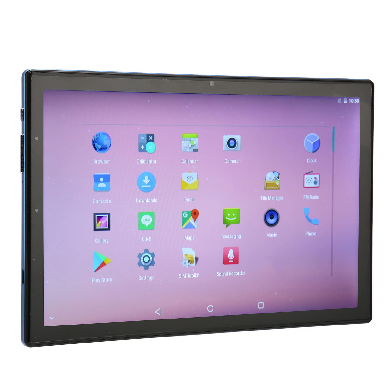 10 Inch Tablet 4G 5GWIFI Network Blue Tablet 8 Cores CPU IPS HD Large Screen for Travel (US Plug)