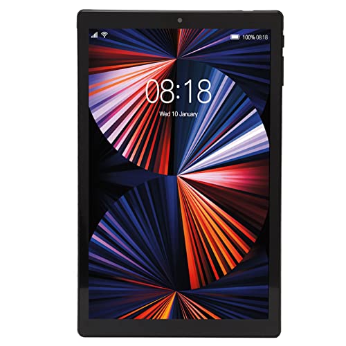 10 Inch Tablet PC, Kids Tablet,Octa Core Dual SIM Tablet,4GRAM 64GROM 128G Expansion, HD IPS Screen 5G Dual Band Tablet (Black)