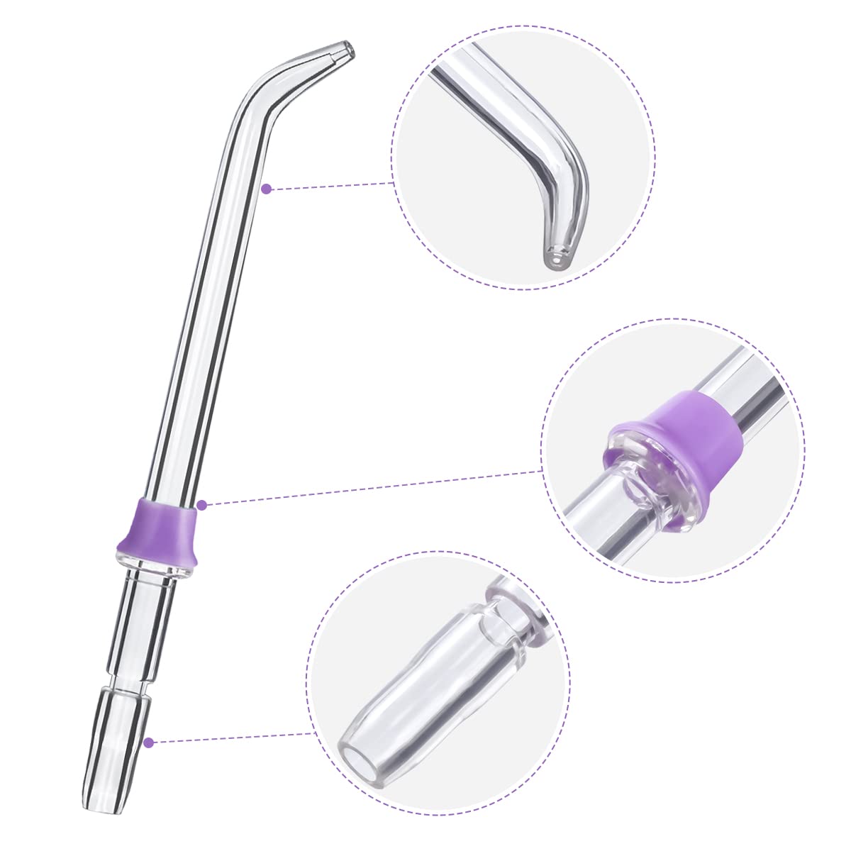 2PCS Replacement Tips Oral Hygiene Accessories Water Jet Standard Sprinkler for Waterpik Dental Water Oral Irrigator Wp-100 Wp-450 Wp-250 Wp-300 Wp-660 Wp-900 by WyFun