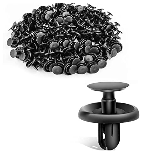 100PCS Car Clips Fasteners,Premium Nylon Push-in Fender Liner Clips for Car Accessories Replacement,Universal Car Push Retainer Clips #90467-07201 Compatible with Lexus Toyota Corolla