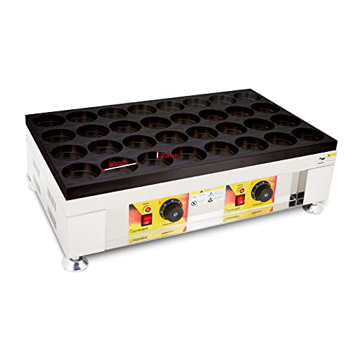 2400W Electric Red Bean Cake Maker Machine,Commercial 32 Hole Wheel Cake Making Machine,Professional Layer Cake Making Machine,Waffle Maker Plate Grill Machine for Restaurant Snack Bar