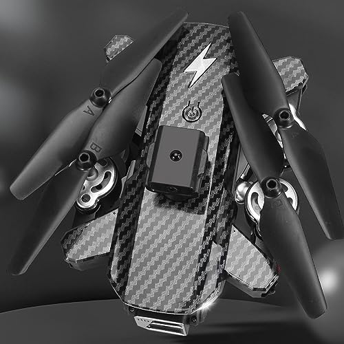 1080P HD WiFi FPV Drone, Dual HD Camera, Gesture Control, Route Flying, Live Video, Circle Fly, Multifunction Smart Drone for Beginners&Professionals