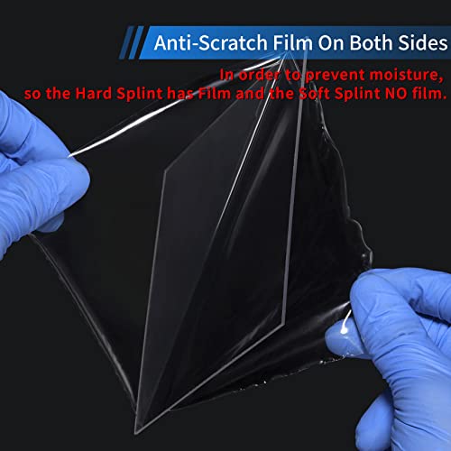 20Sheets 1.0MM Dental Hard Splint, Thermoforming Materials for Vacuum Forming Machine 5'' x 5''