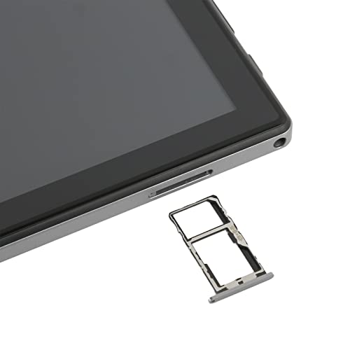 10 Inch Tablet Kids Tablet 6GB 128GB 2.4G 5G Dual Band WiFi Silver Gray 4G Office Caller UK Plug