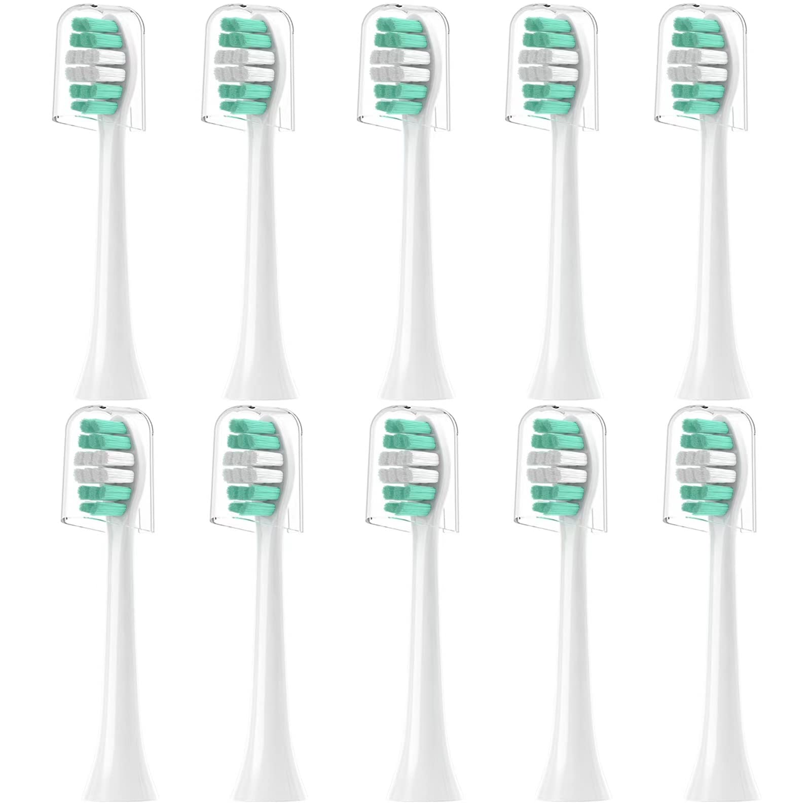 10 Pack Replacement Toothbrush Heads for Philips Sonicare Replacement Heads, for Phillips Sonicare Replacement Brush Head, Electric Toothbrush Heads for Sonic Care Brush,White