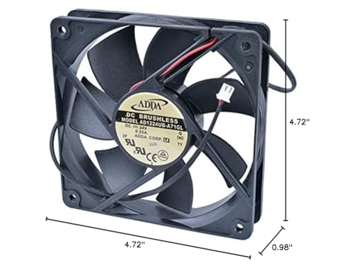 AD1224UB-A71GL 12cm Fan 12025 24V 0.25A Inverter IPC Server Cooling Fan