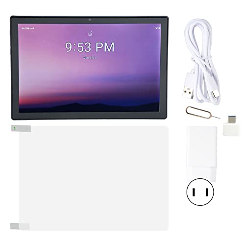 10. Blue 1 Inch 100-240V 4G LTE Gaming Tablet US Plug