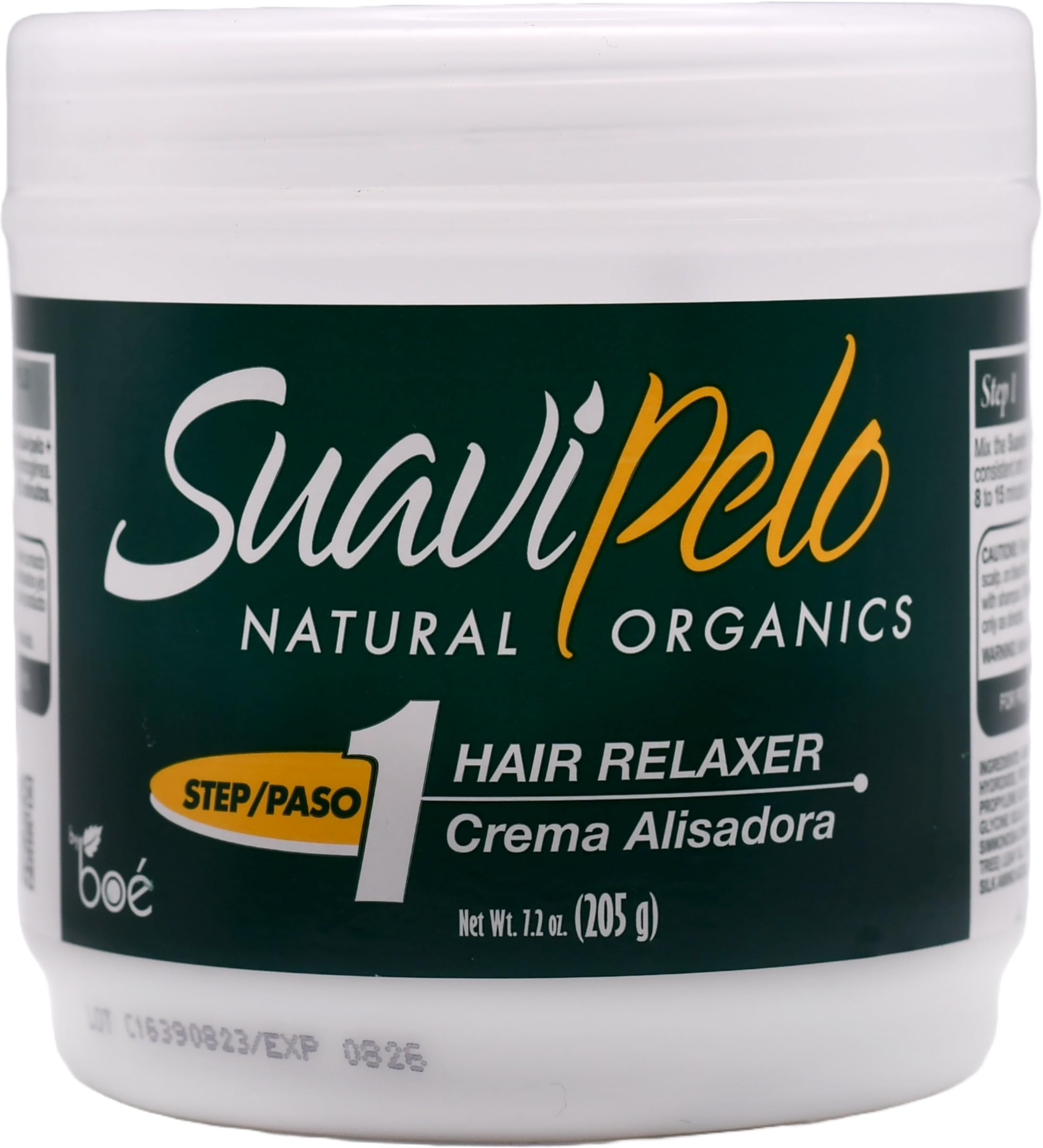 Suavipelo Natural Organics Hair Relaxer - No Lye (1 application Kit)