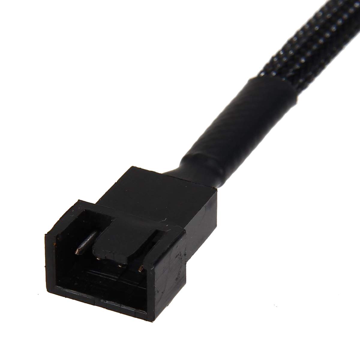 2 Pack SATA to 3 Pin / 4 Pin PMW 12V PC Case Fan Power Adapter Cable, 3-Pin or 4-Pin (PWM Connector) to 15 Pin SATA Computer Cooler Cooling Fan Power Cable