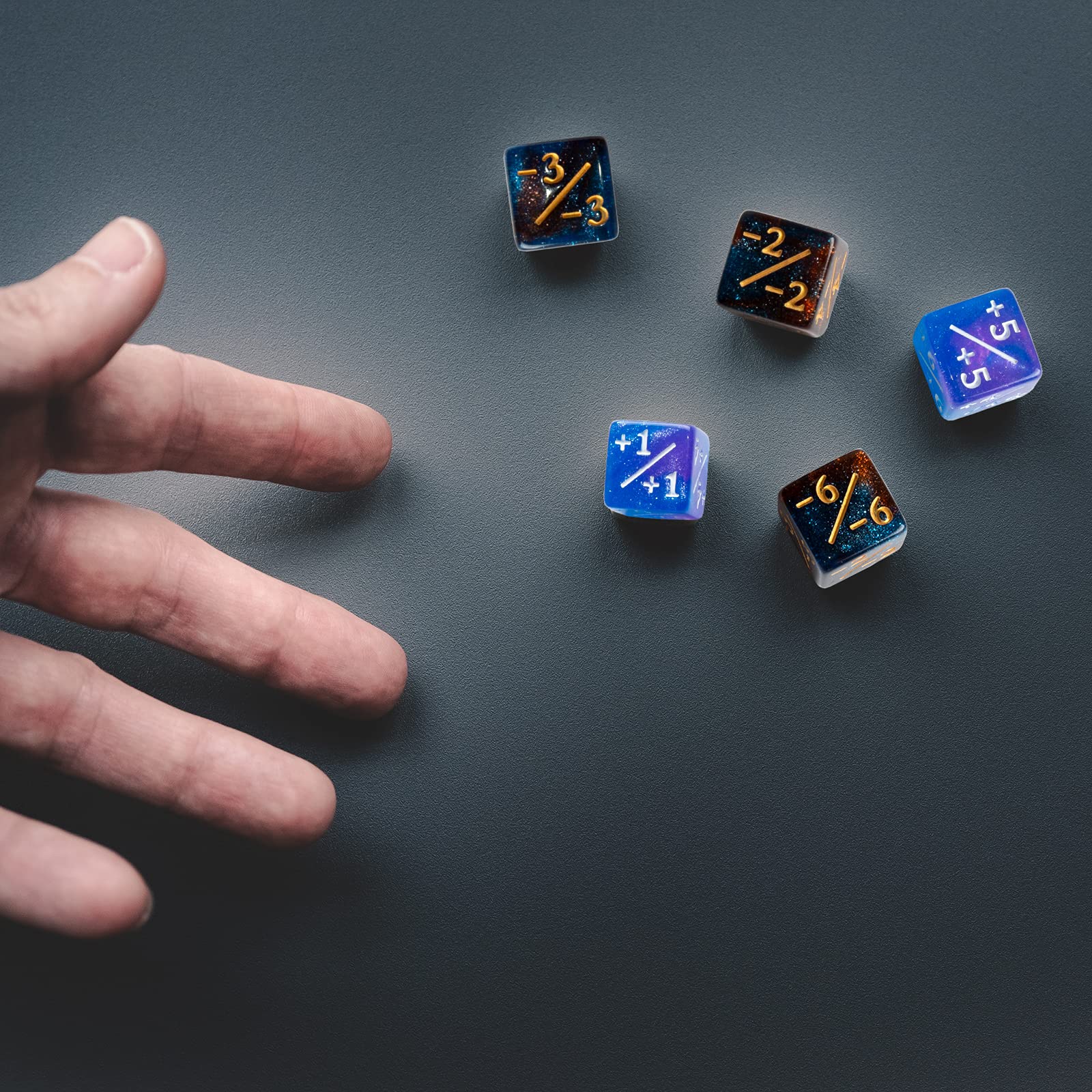 24 Pieces MTG Counter Dice Magic The Gathering Counters +1/+1 Buff Dice Sets Life Tokens Commander Deck for TCG Cards Gaming MTG Accessories