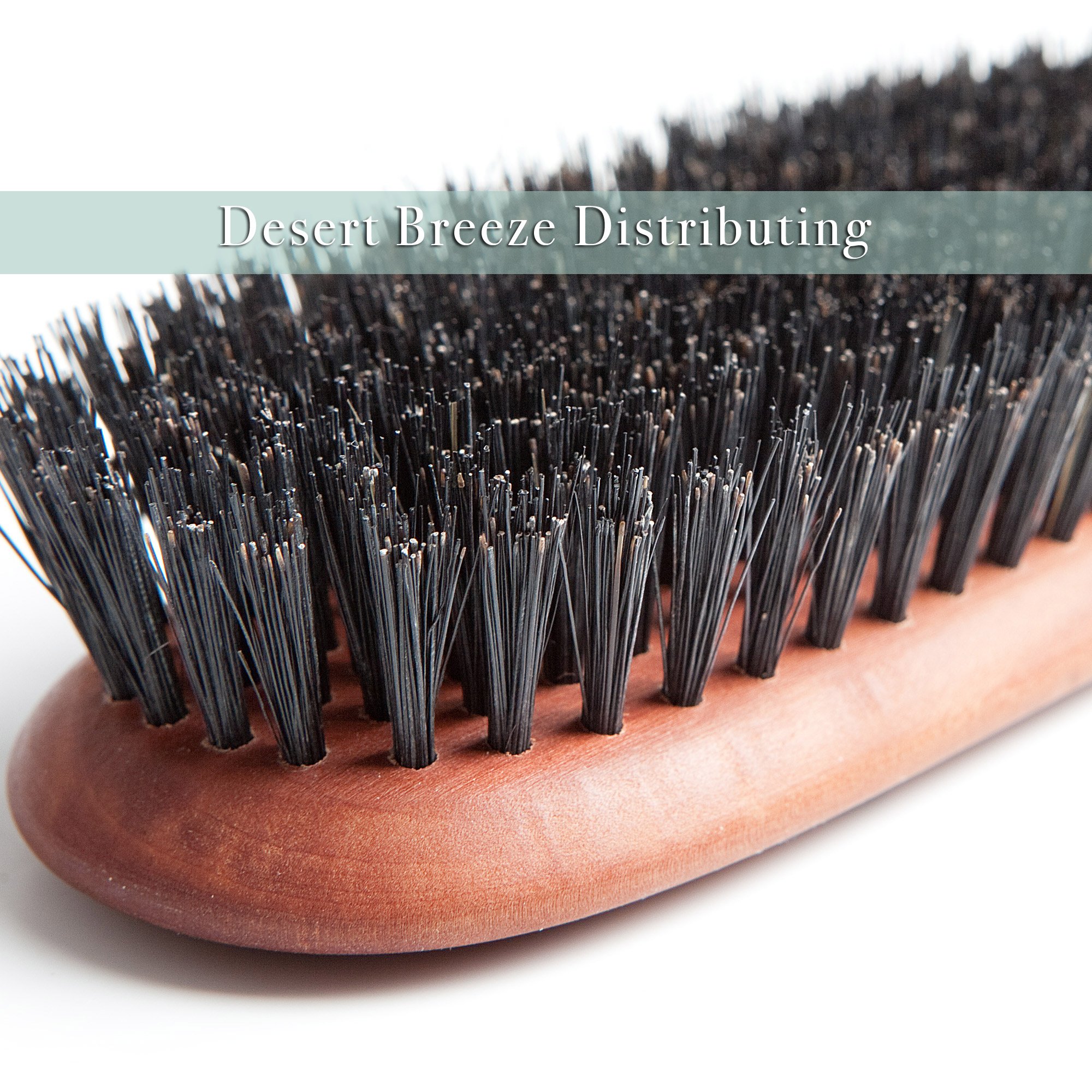 100% Natural Boar Bristle Hairbrush for Healthy Hair - Gentle Care, Made in Germany