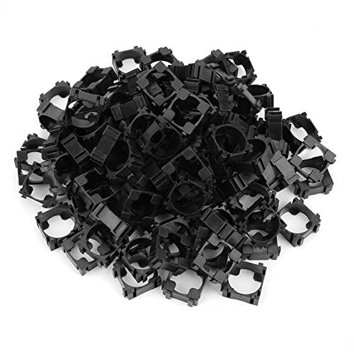 100Pcs Li-ion Battery Holder Stand Cylindrical Battery Pack Bracket Safety Anti Vibration Plastic Case Box